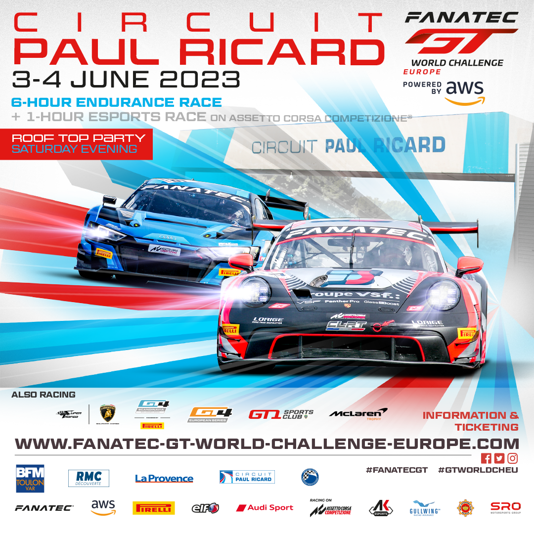 Tickets on sale for 2023 Circuit Paul Ricard 6 Hours | GT World ...