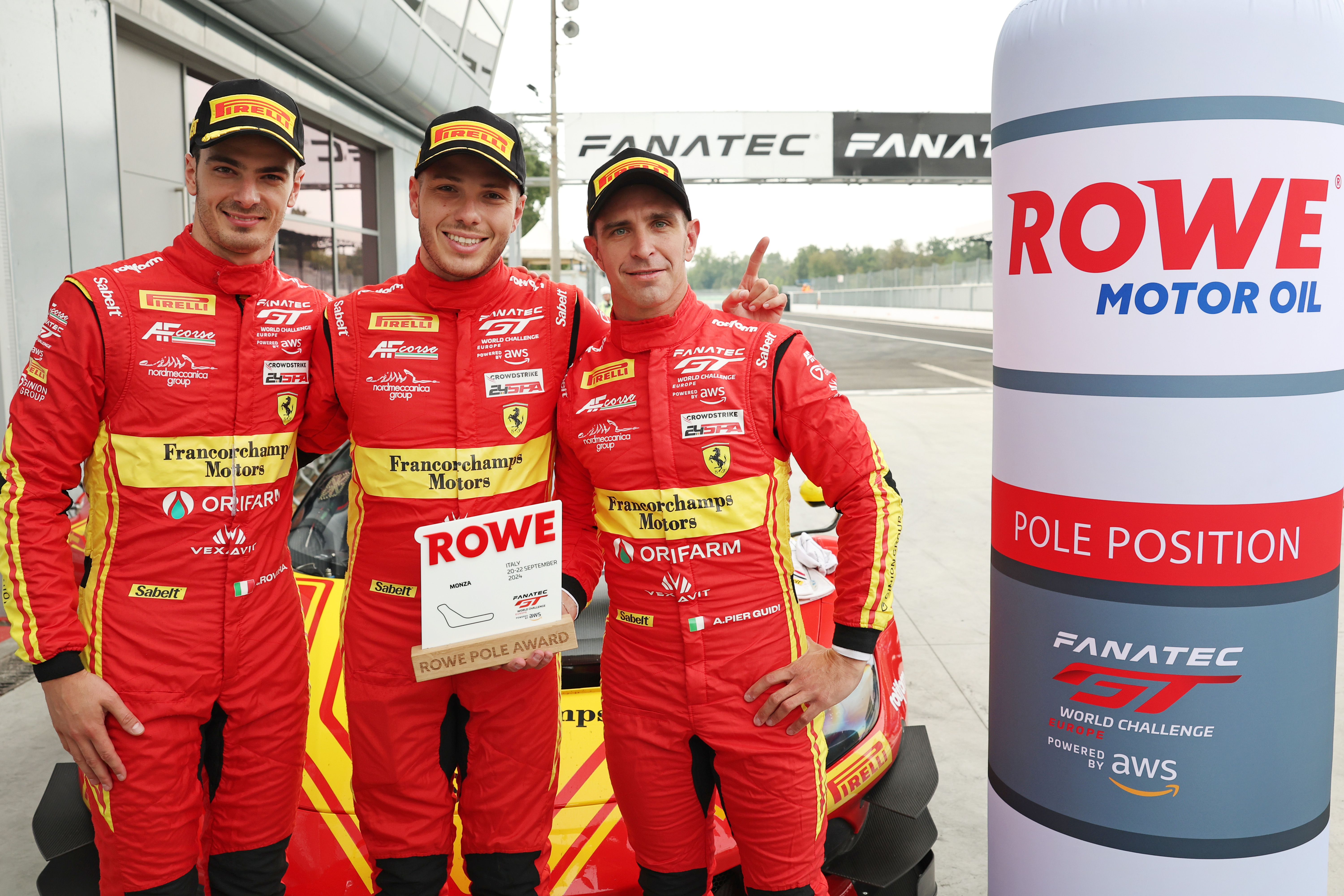 Ferrari on pole at Monza as AF Corse Francorchamps Motors dominates ...