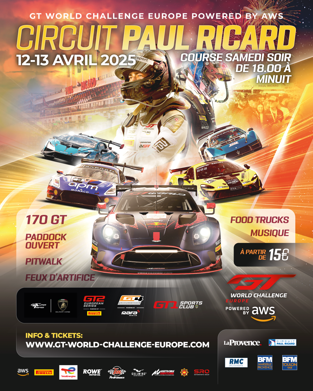 Plus qu’un mois avant le lancement du GT World Challenge Europe powered ...