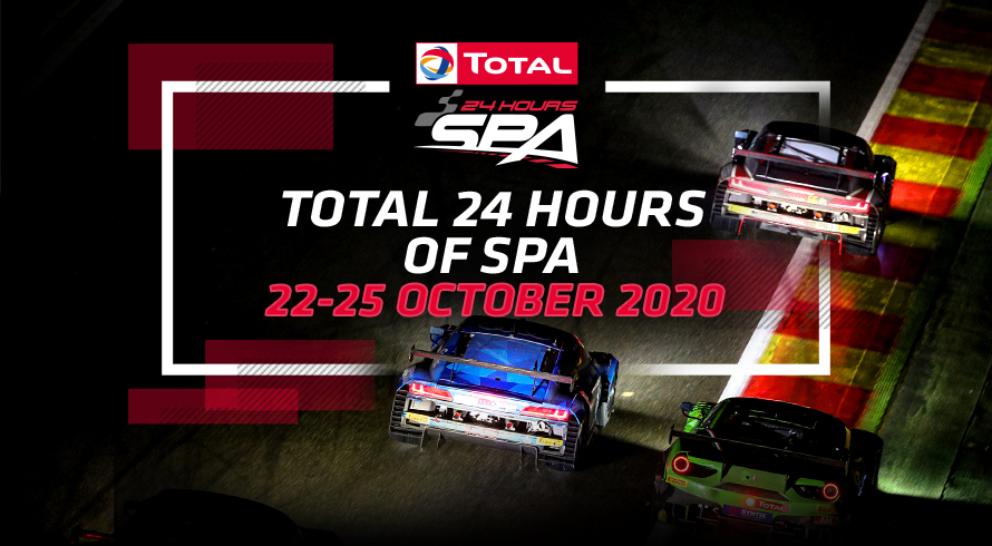 Total 24 Hours of Spa poised for unique autumn edition on 22-25 October ...