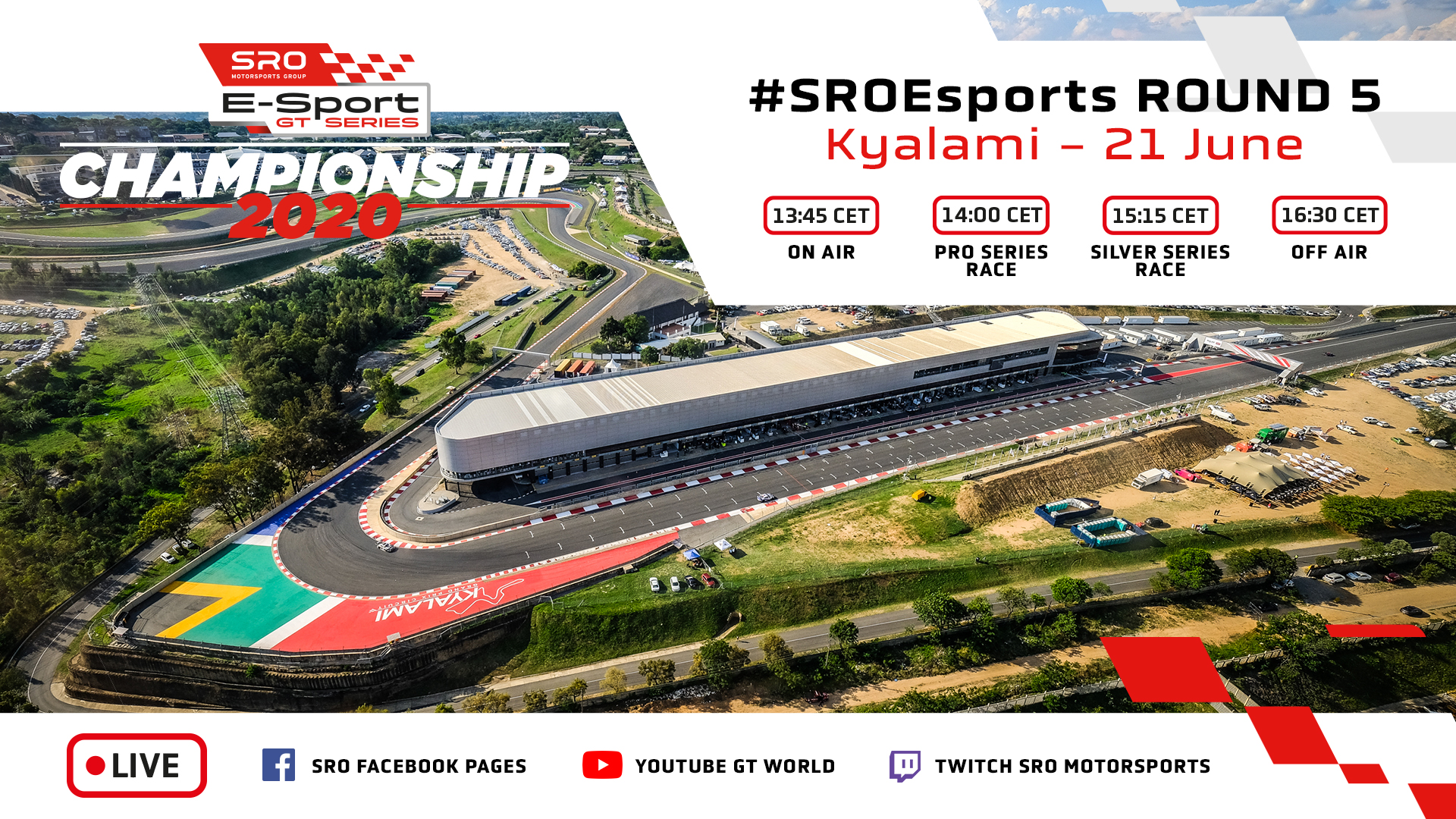 Kyalami wins public vote to stage SRO E-Sport GT Series championship ...